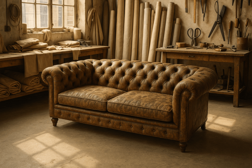 How to Professionally Reupholster a Chesterfield Sofa: A Step-by-Step ...