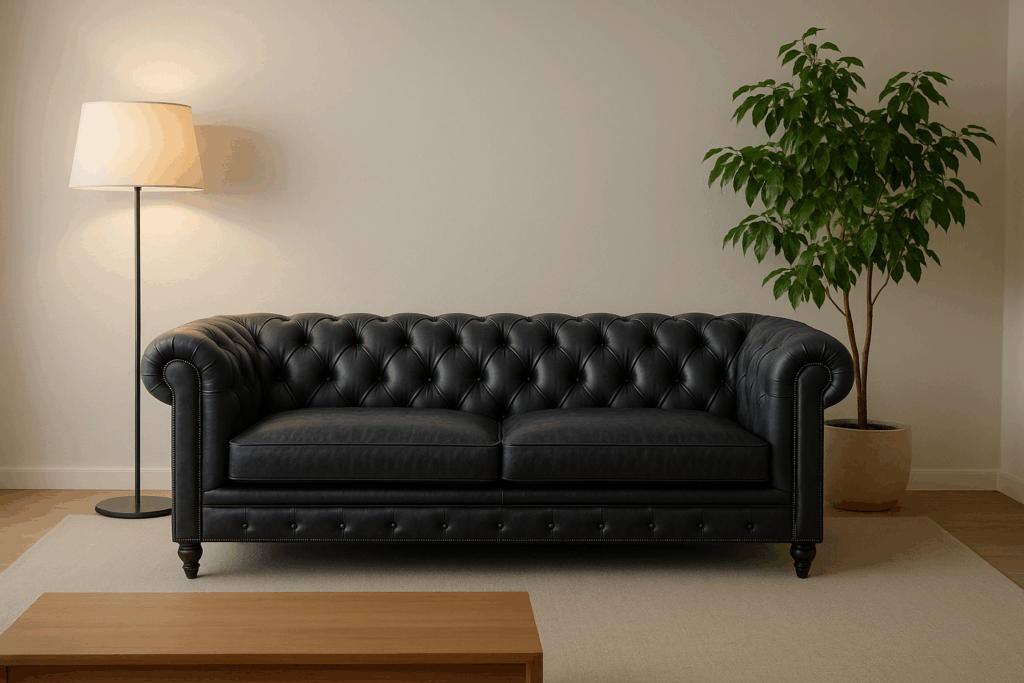 How to Style a Chesterfield Sofa in a Minimalist Space Without ...